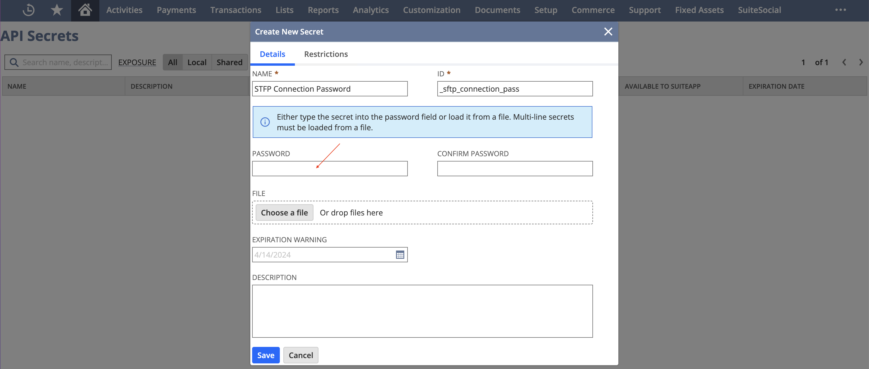 Configure Connection Configuration – ZoneReconcile Knowledge Base
