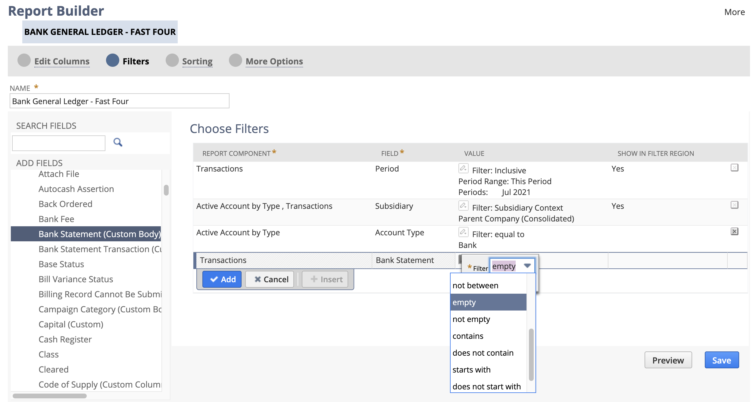 Bank Statement Exception Report – ZoneReconcile Knowledge Base