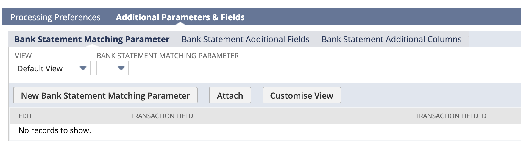 Setup Additional Parameters & Fields – ZoneReconcile Knowledge Base