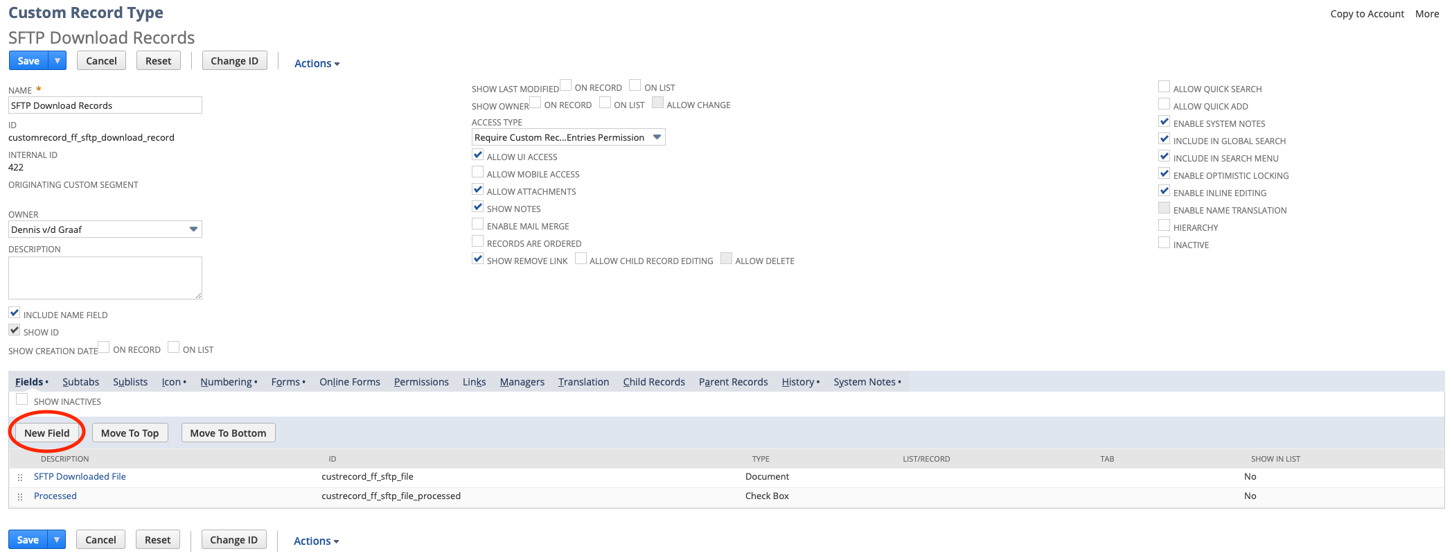 Create Record at Download – ZoneReconcile Knowledge Base