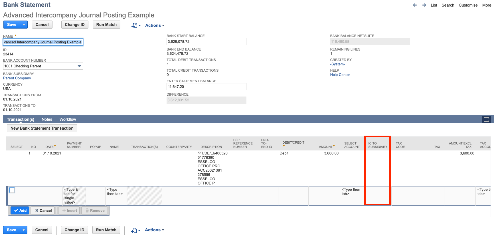 Setup Advanced Intercompany Journal – ZoneReconcile Knowledge Base